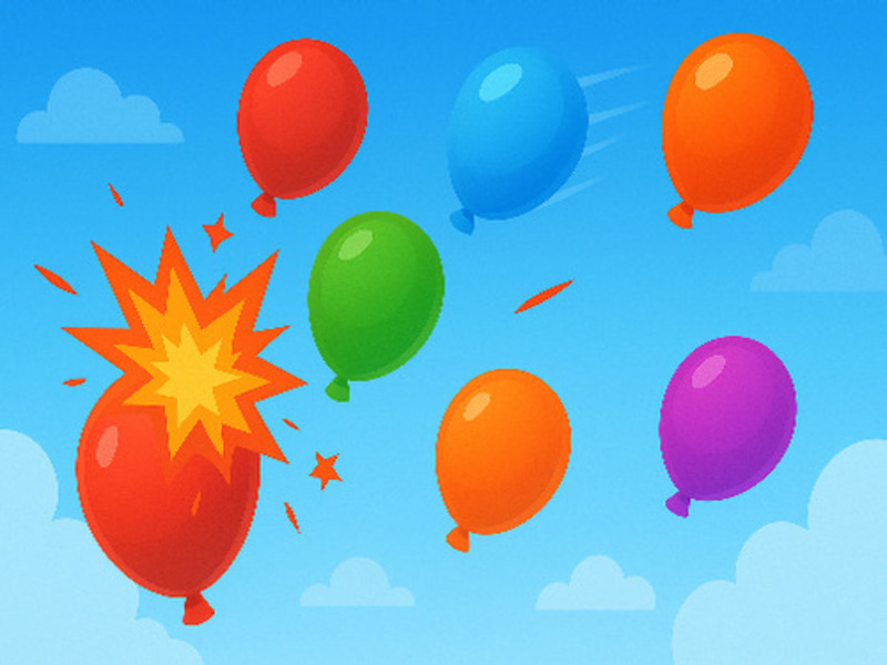 Balloon Pop Frenzy 🕹️ Play online on SGameS