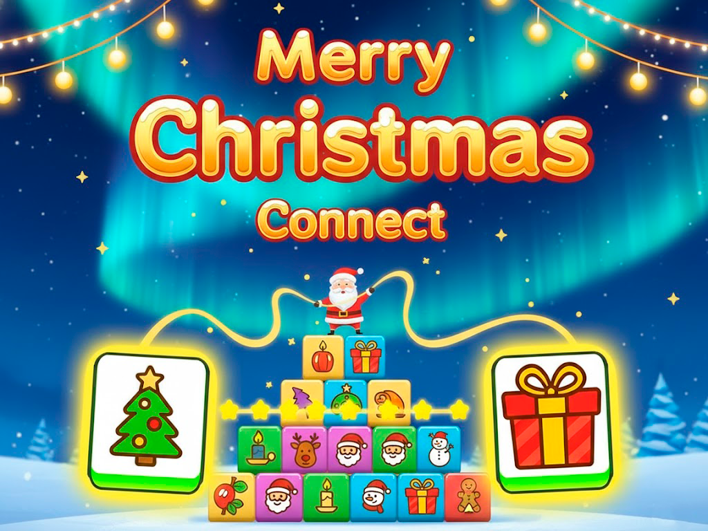 Merry Christmas Connect 🕹️ Play online on SGameS