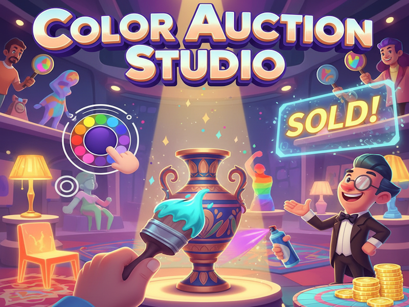 Color Auction Studio 🕹️ Play online on SGameS