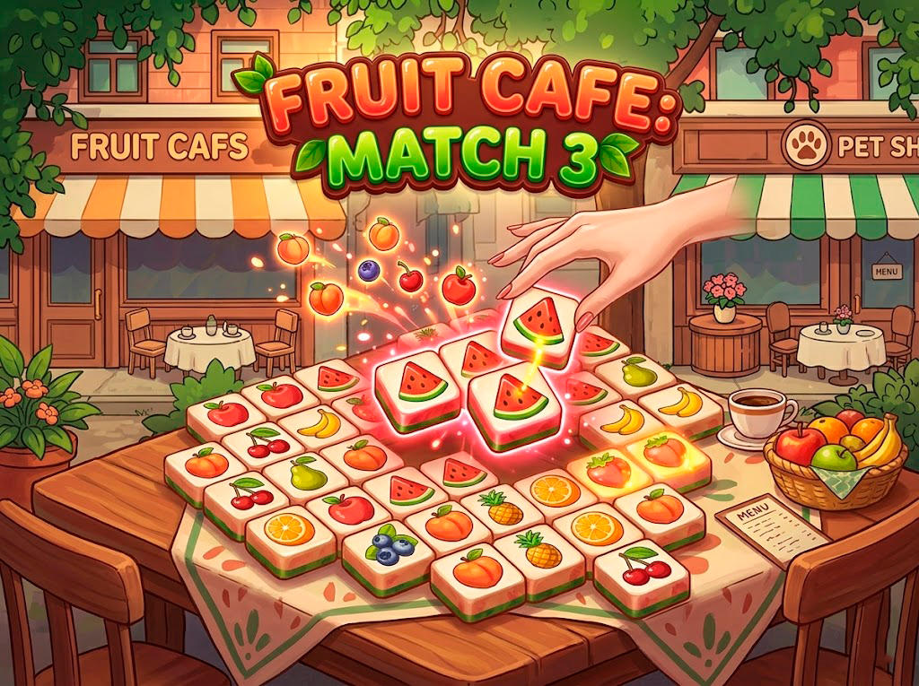 Fruit Cafe Match 3 🕹️ Igraj online na SGameS
