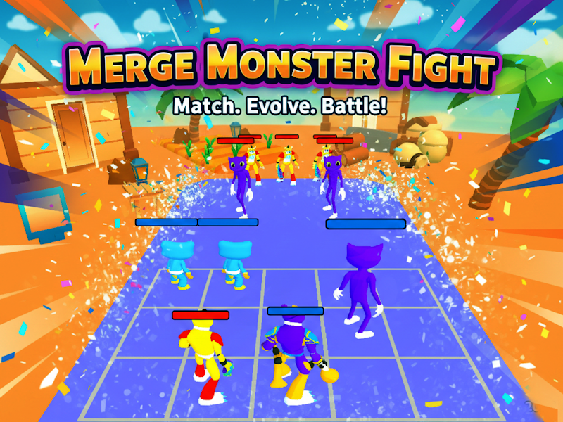 Merge Monster Fight 🕹️ Play online on SGameS
