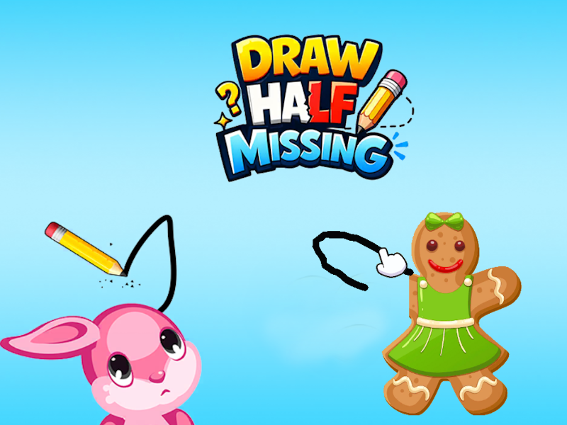 Draw Half Game 🕹️ Play online on SGameS