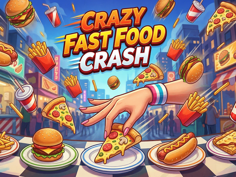 Crazy Fast Food Crash 🕹️ Play online on SGameS