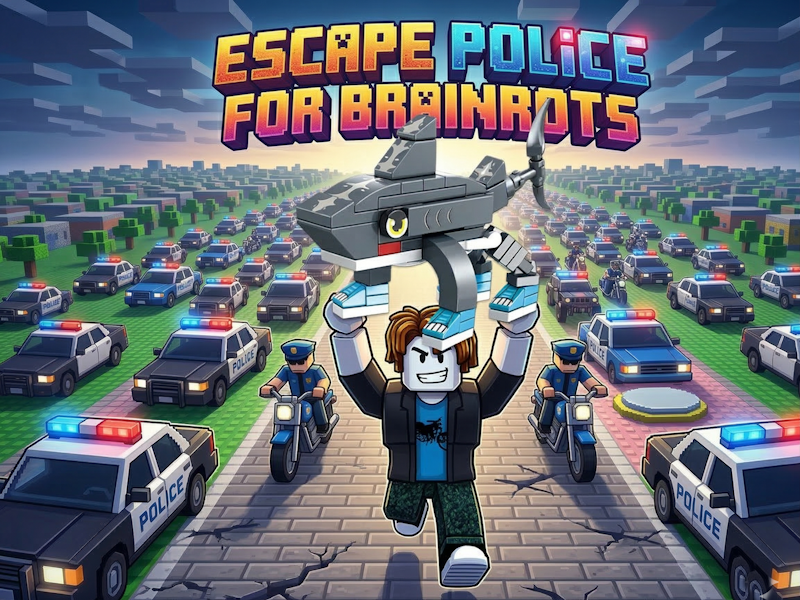 Escape Police for Brainrots 🕹️ Play online on SGameS