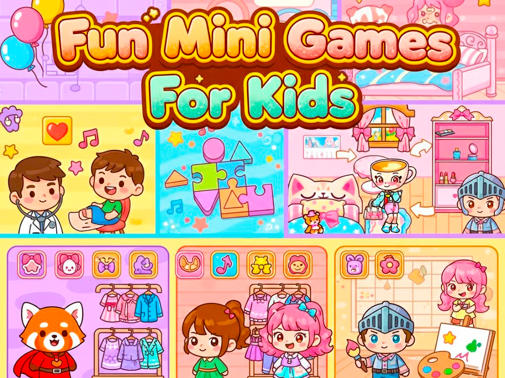 Fun Mini Games For Kids 🕹️ Play online on SGameS