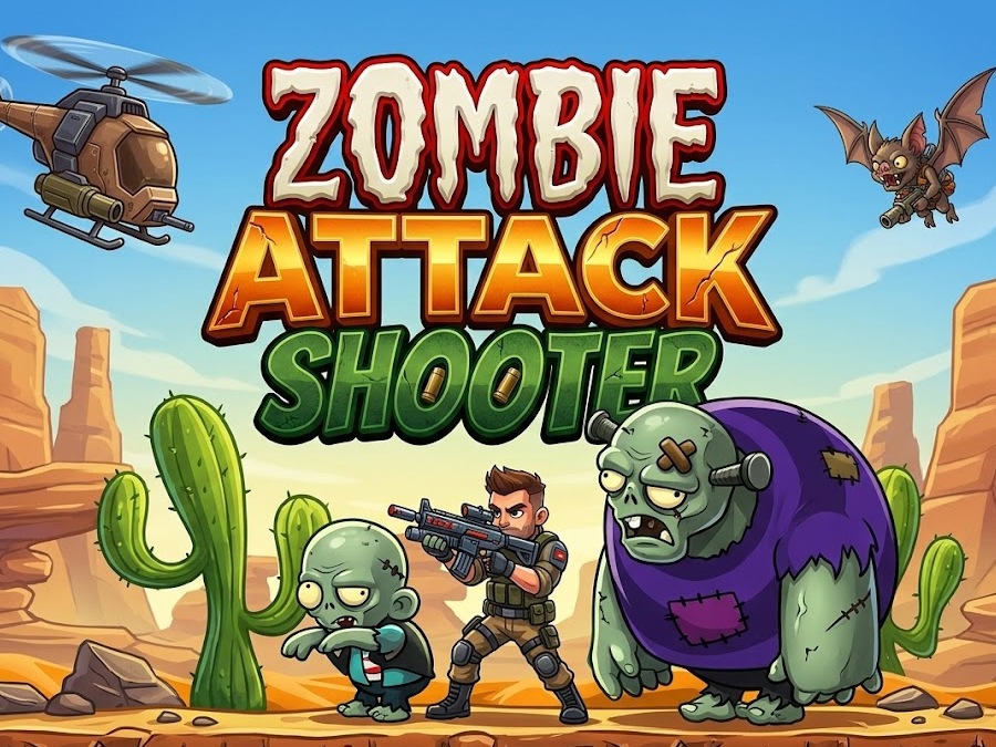 Zombie Attack Shooter 🕹️ Play online on SGameS