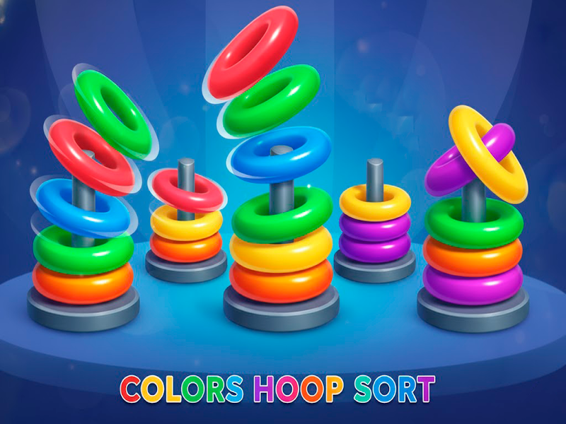 Colors Hoop Sort — Play Free Online on SGameS