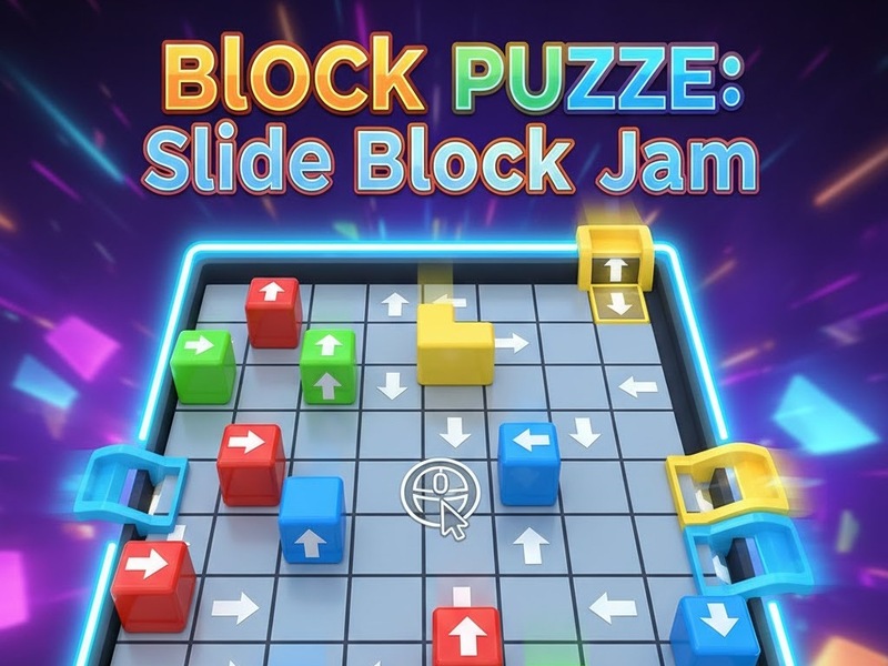 Block Puzze: Slide Block Jam 🕹️ Play online on SGameS