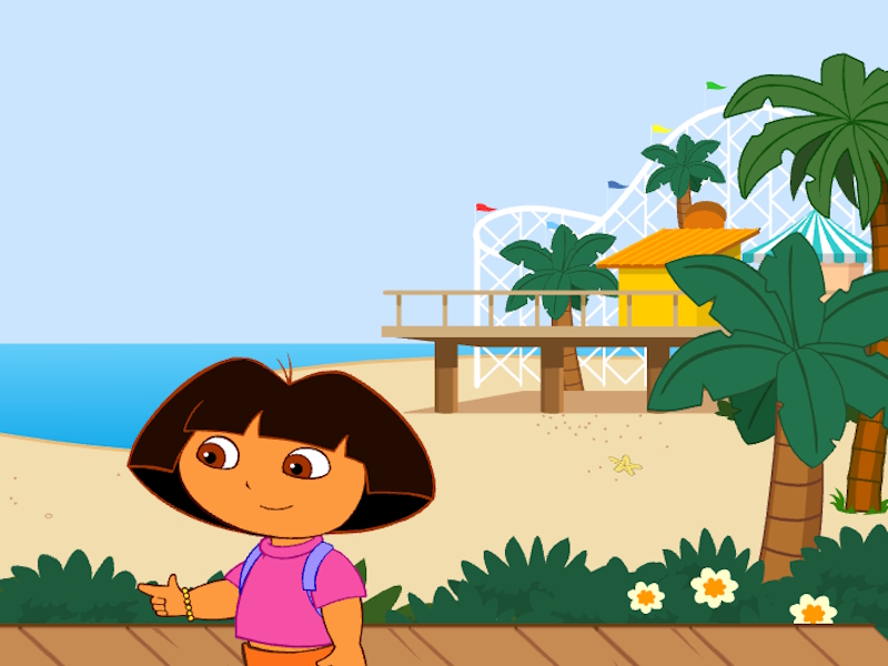 Dora The explorer Carnival 2 Boardwalk Adventure 🕹️ Play online on SGameS