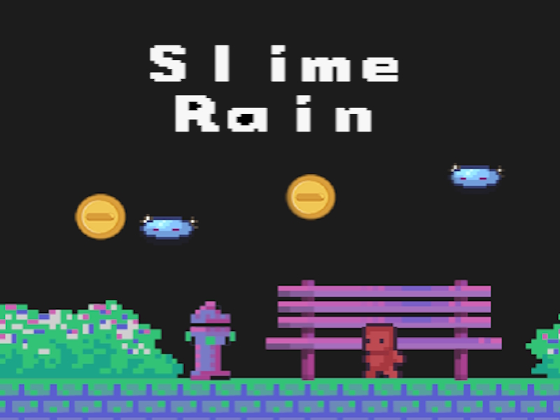 Slime Rain 🕹️ Play online on SGameS
