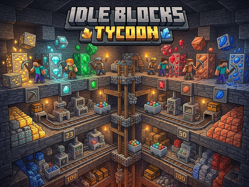 Idle Blocks Tycoon 🕹️ Play online on SGameS