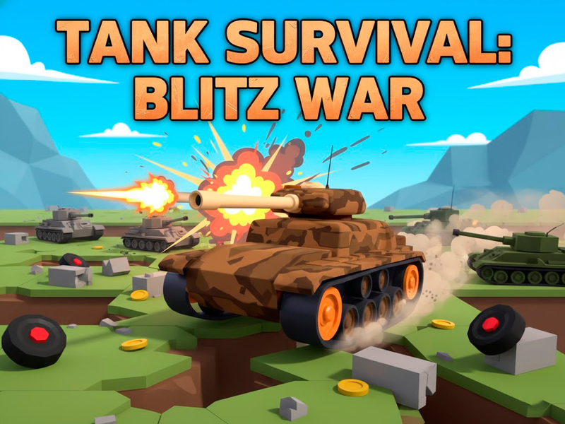 Tank Survival: Blitz War 🕹️ Play online on SGameS
