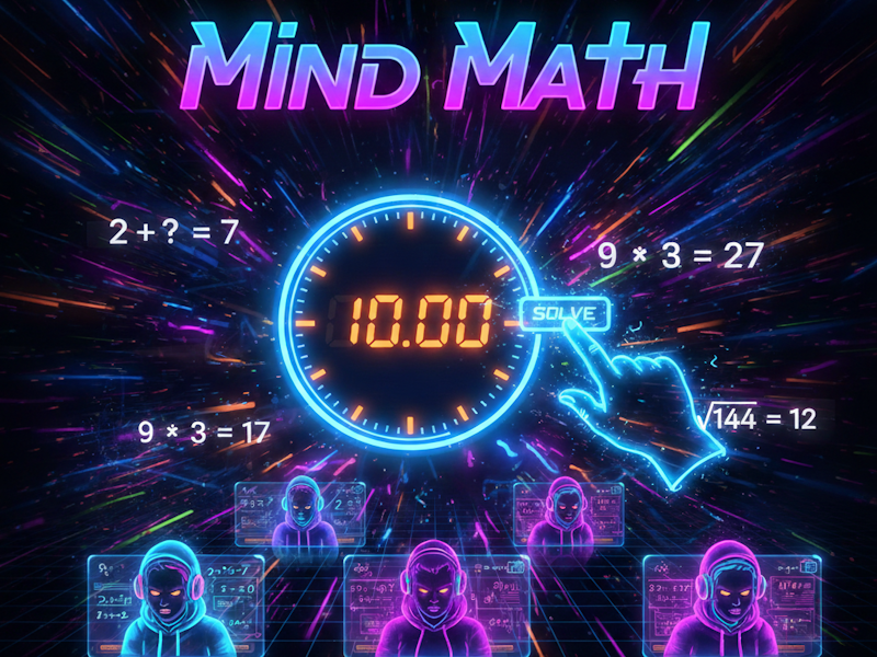 Mind Math 🕹️ Play online on SGameS