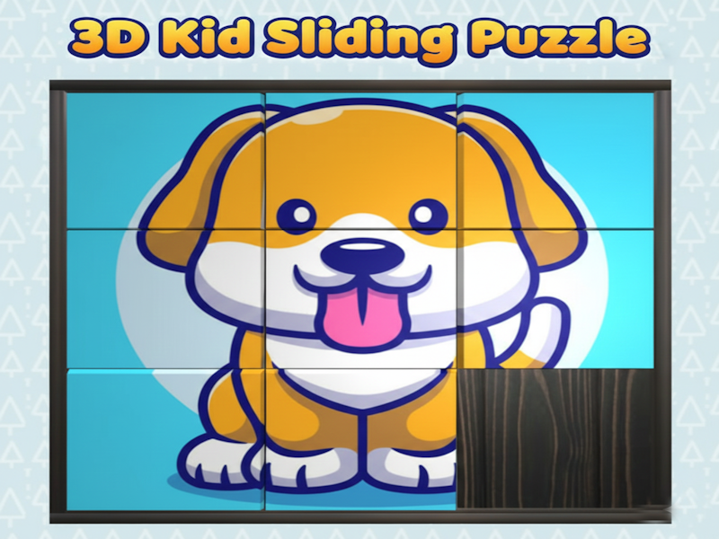 3D Kid Sliding Puzzle 🕹️ Play online on SGameS
