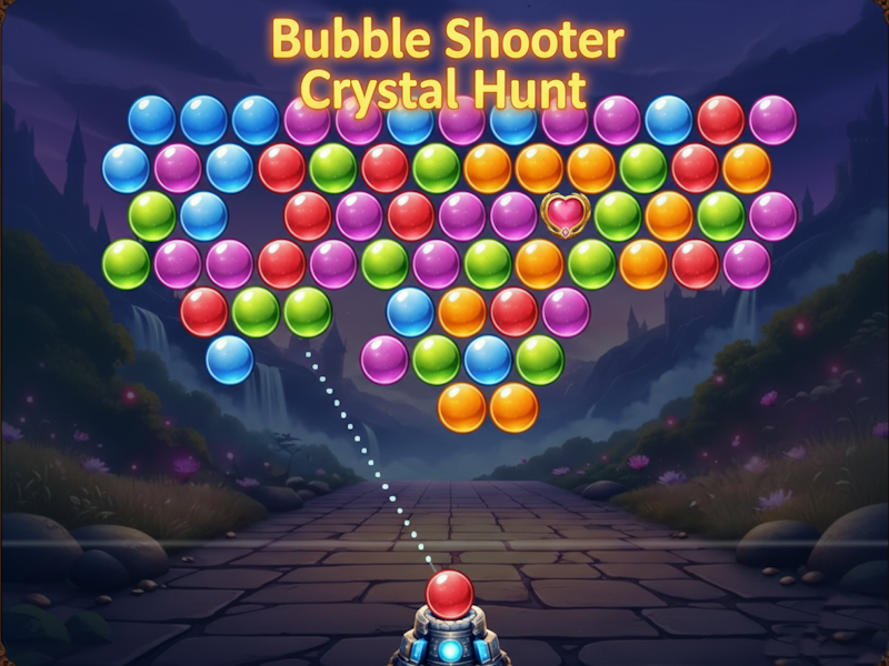 Bubble Shooter Crystal Hunt 🕹️ Play online on SGameS