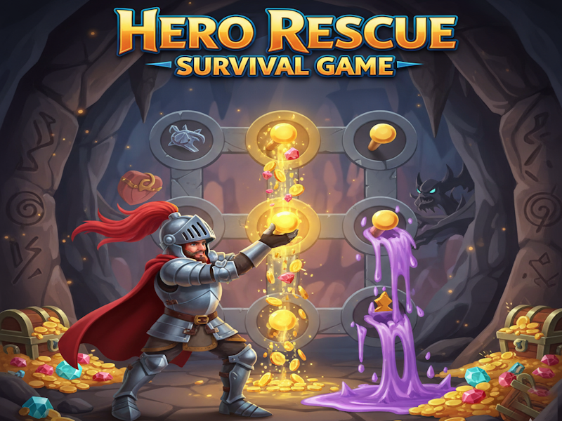 Hero Rescue Survival Game 🕹️ Play online on SGameS