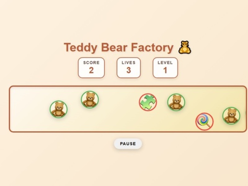 Teddy Bear Factory 🕹️ Play online on SGameS