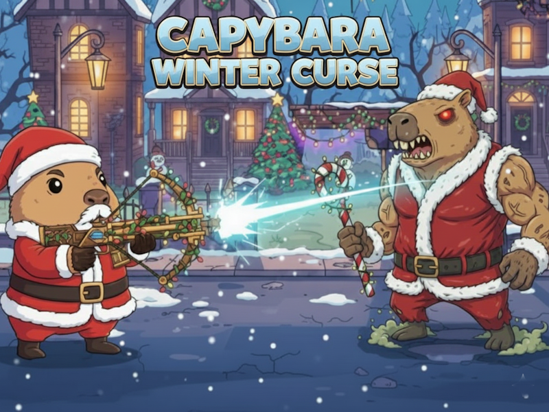 Capybara Winter Curse 🕹️ Play online on SGameS
