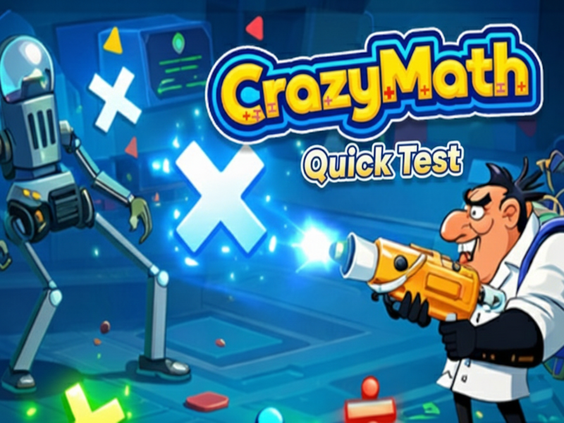 Crazy Math Quick Test 🕹️ Play online on SGameS