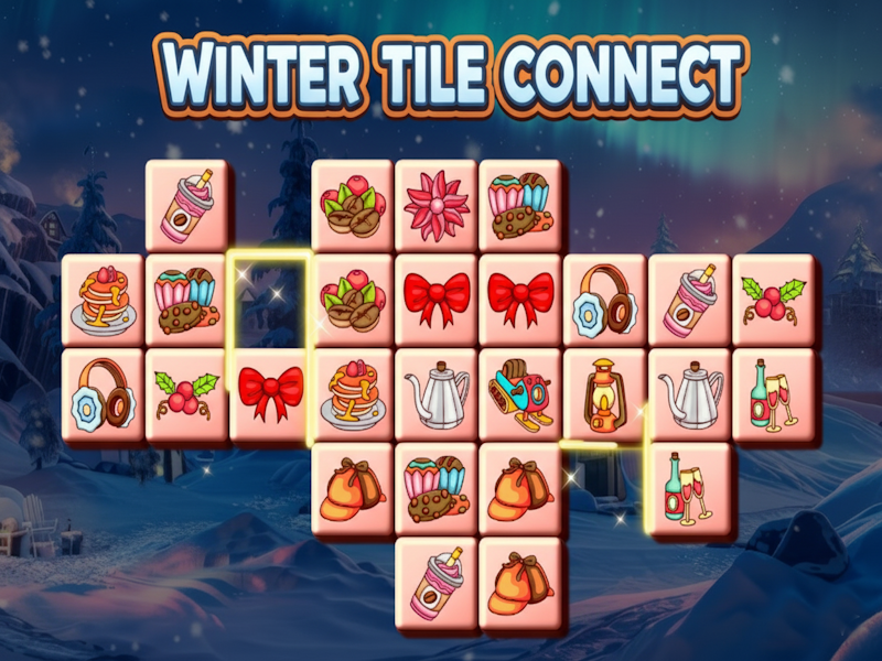 Winter Tile Connect 🕹️ Play online on SGameS