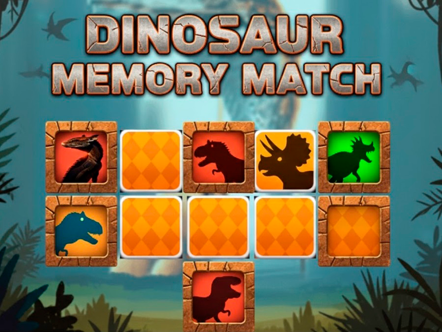 Dinosaur Memory Match 🕹️ Play online on SGameS