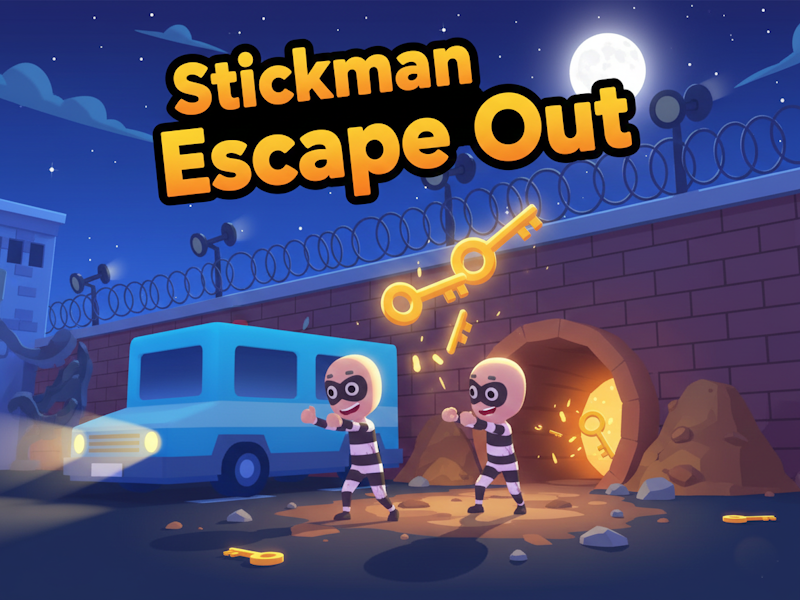 Stickman Escape Out 🕹️ Play online on SGameS