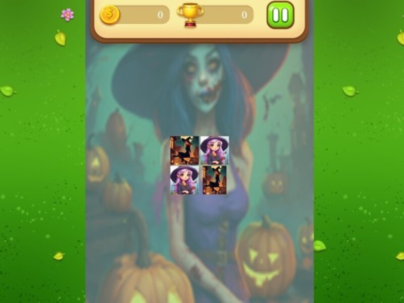 Halloween Witch Memory Match — Play Free Online on SGameS