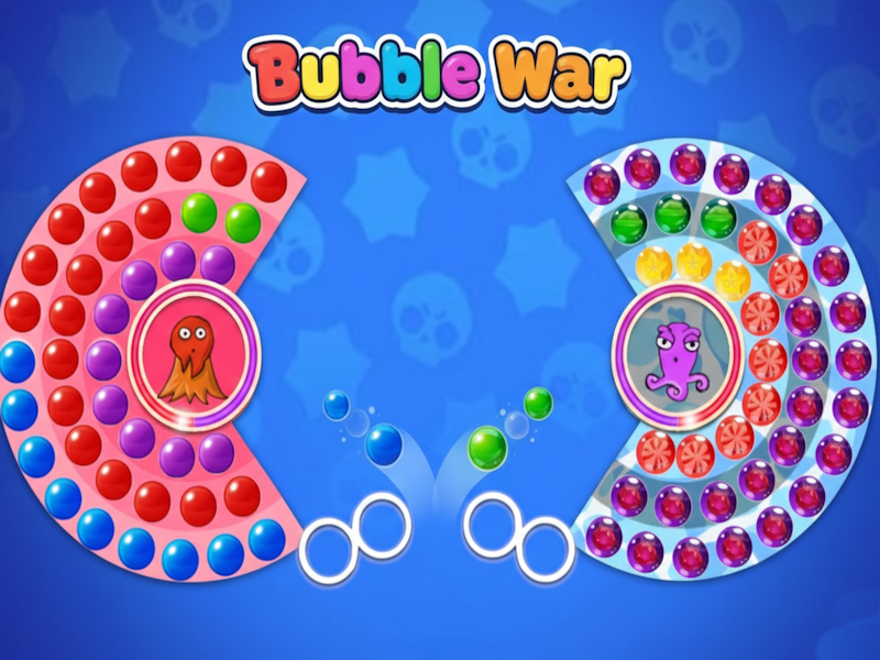 Bubble War 🕹️ Play online on SGameS