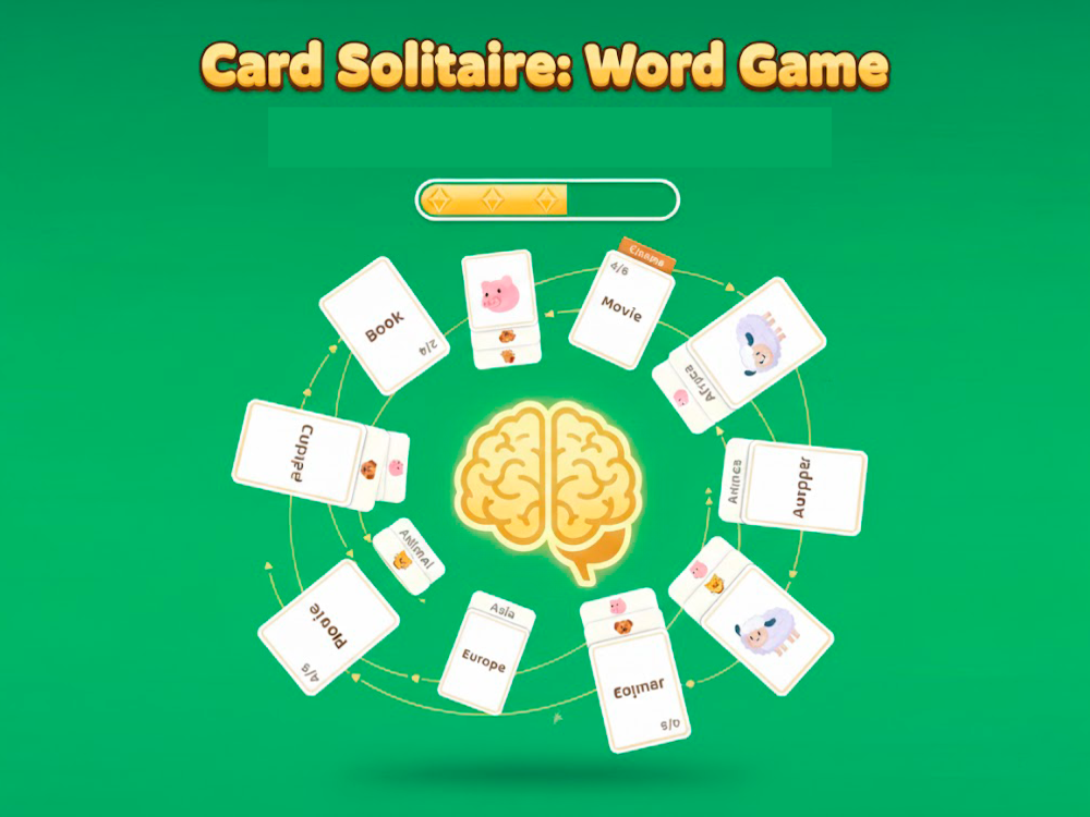 Card Solitaire: Word Game 🕹️ Play online on SGameS