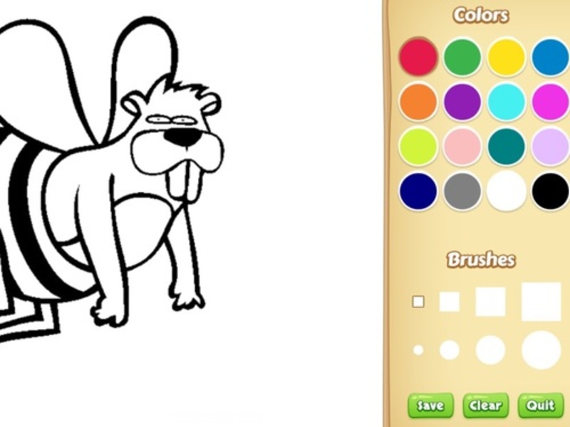 Funny Animal Coloring Book for Kids 🕹️ Play online on SGameS