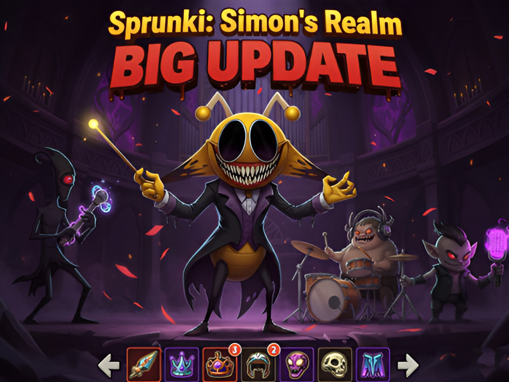 Sprunki: Simon’s Realm Big Update — Play Free Online on SGameS