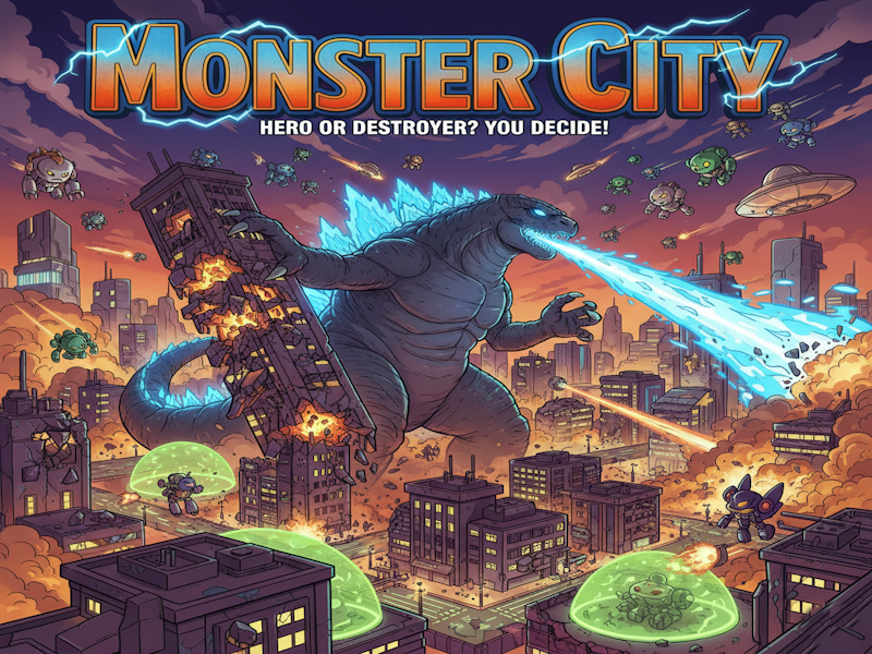 Monster City 🕹️ Play online on SGameS