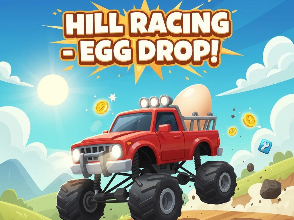 Hill Racing — Egg drop! 🕹️ Play online on SGameS