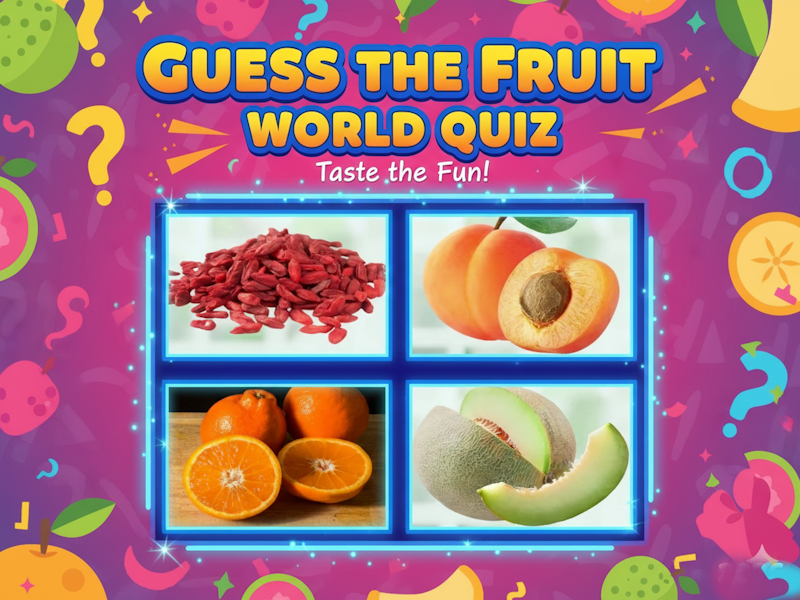 Guess The Fruit World Quiz 🕹️ Play online on SGameS