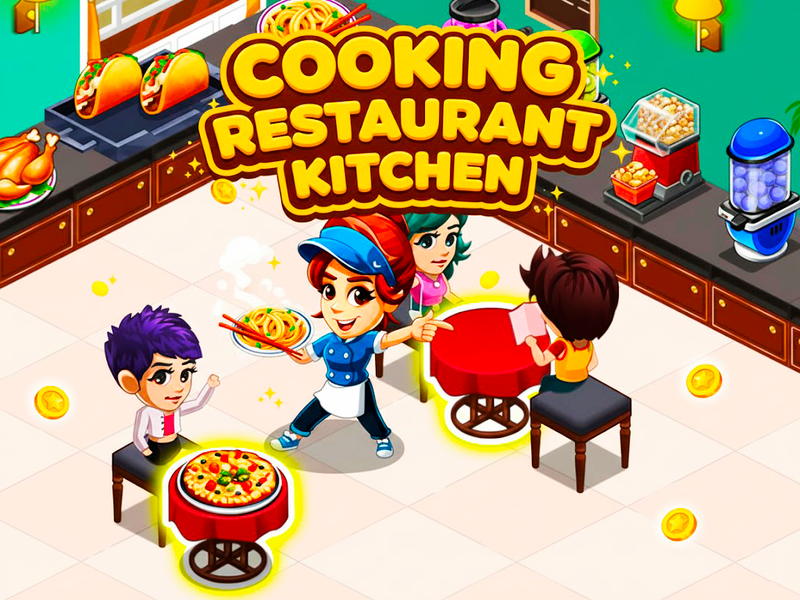 Cooking Restaurant Kitchen 🕹️ Play online on SGameS