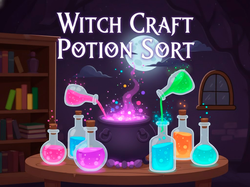 Witch Craft Potion Sort — Play Free Online on SGameS