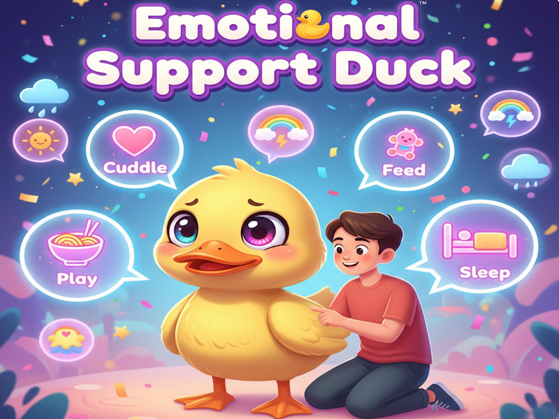 Emotional Support Duck 🕹️ Play online on SGameS