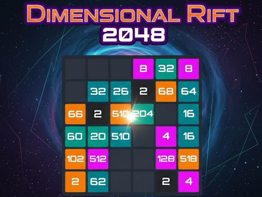 Dimensional Rift 2048 🕹️ Play online on SGameS