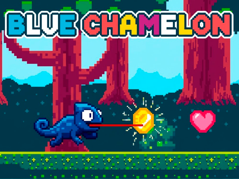 Blue Chameleon 🕹️ Play online on SGameS