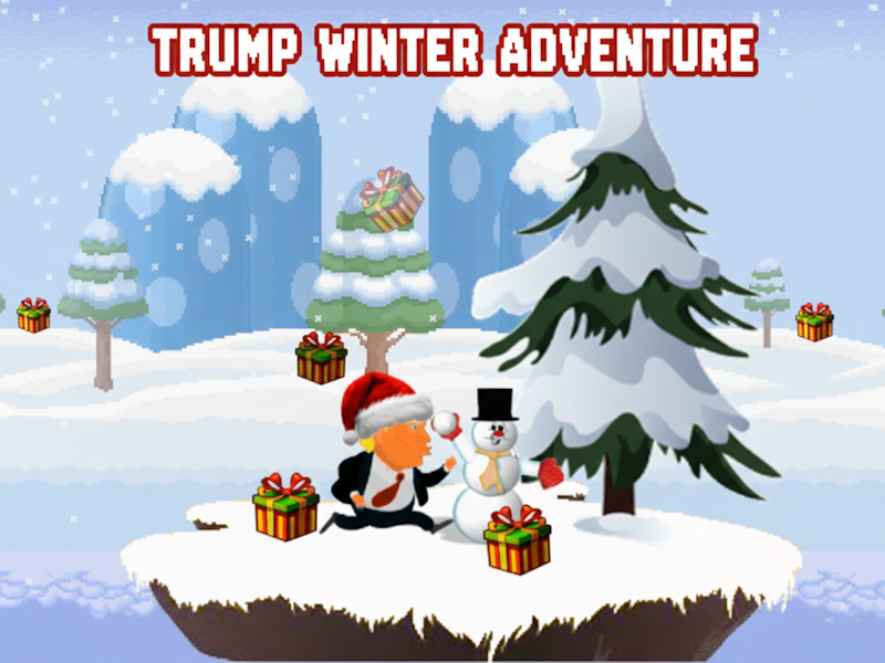 Trump Winter Adventure 🕹️ Play online on SGameS