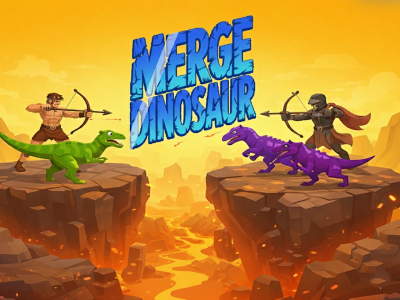 Dinosaur Merge 🕹️ Play online on SGameS