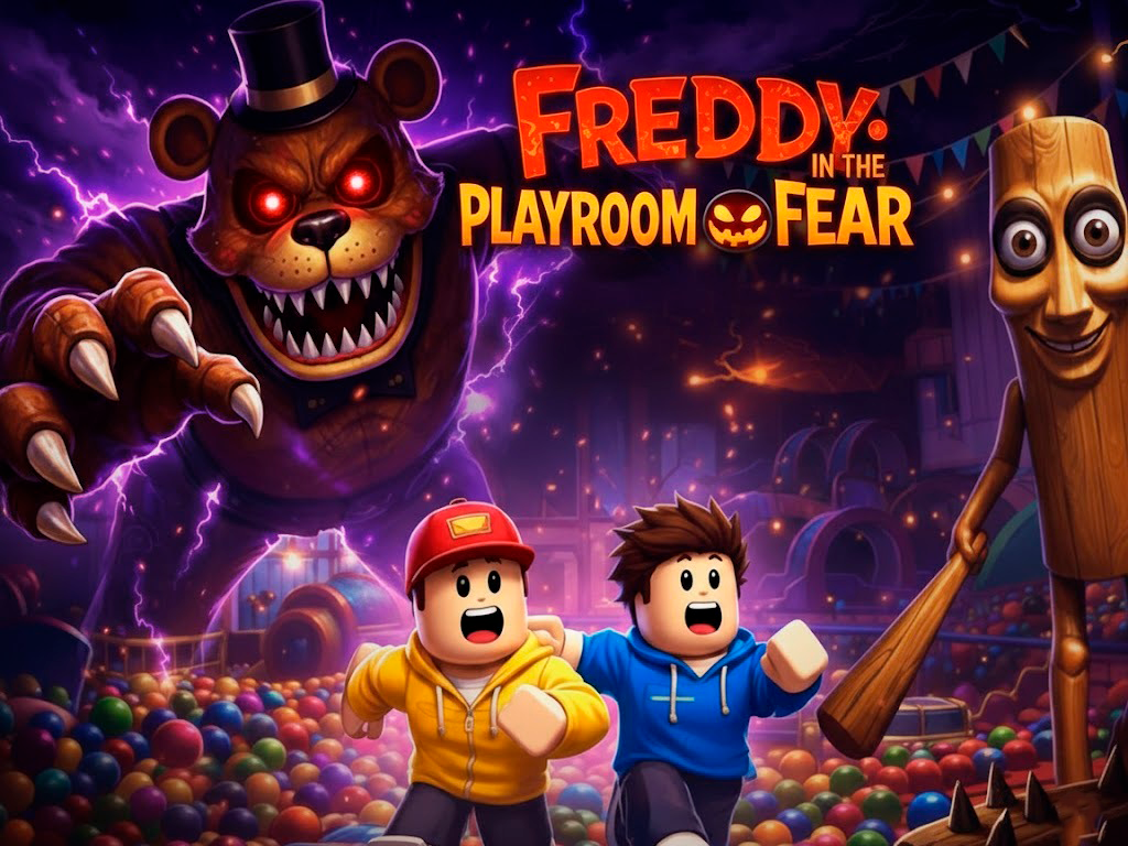 Freddy at Playroom of Fear 🕹️ Play online on SGameS