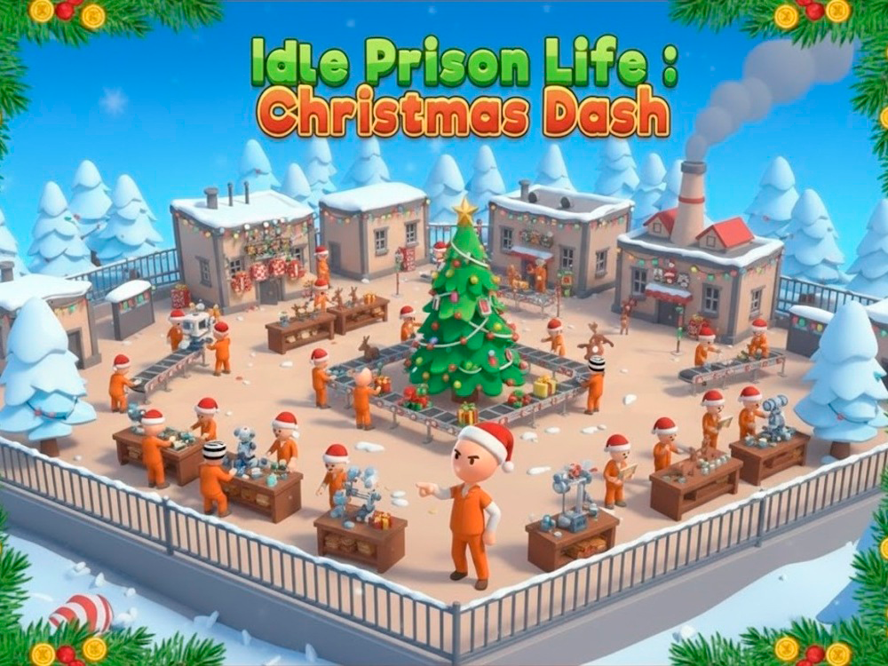 Idle Prison Life Christmas Dash 🕹️ Play online on SGameS