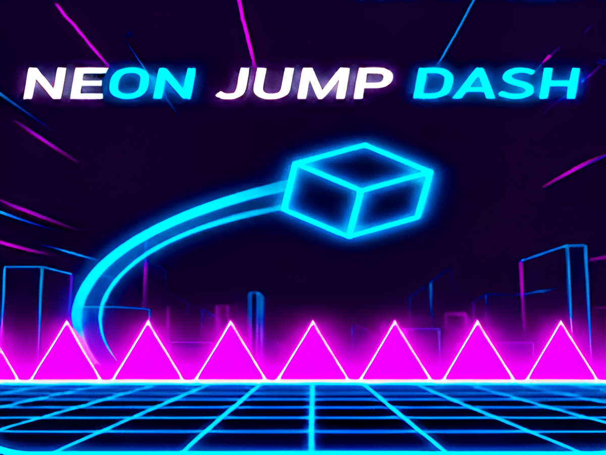 Neon Jump Dash 🕹️ Play online on SGameS