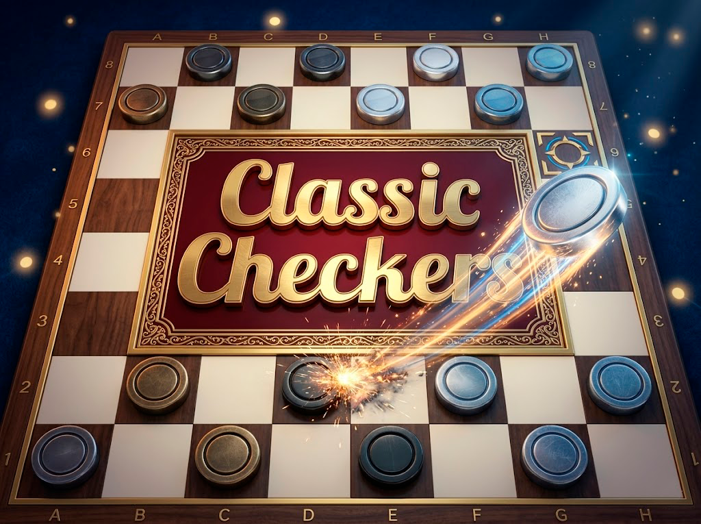 Classic Checkers 🕹️ Žaisk nemokamai online — SGameS