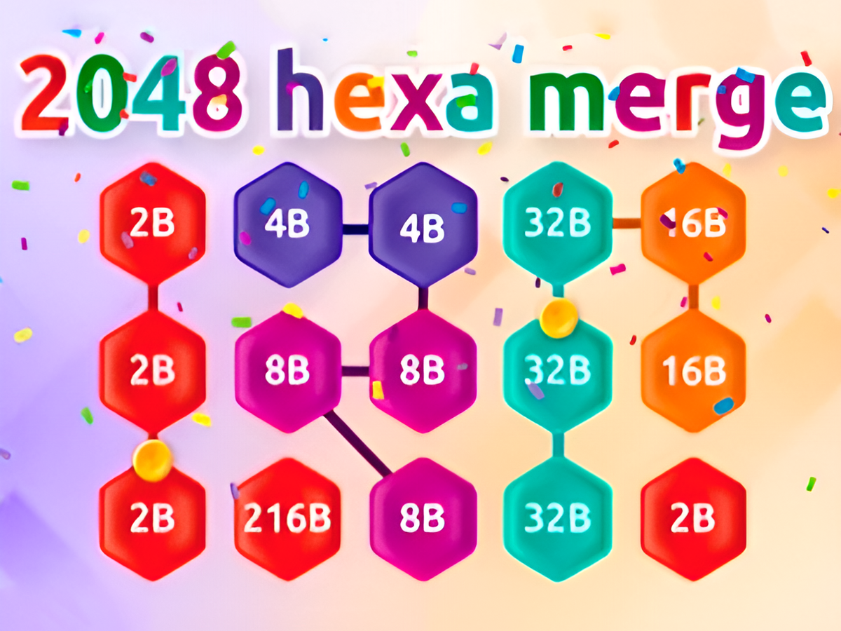 2048 Hex Chain Merge 🕹️ Play online on SGameS