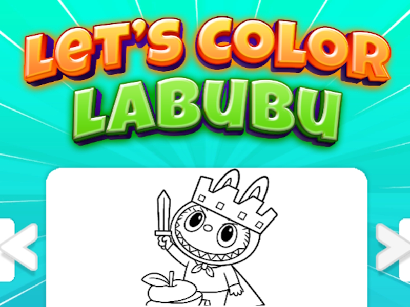 Let's Color Labubu 🕹️ Play online on SGameS