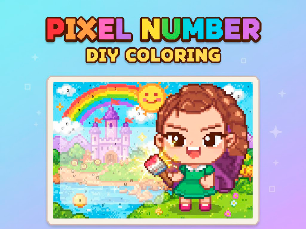 Pixel Number DIY Coloring 🕹️ Play online on SGameS