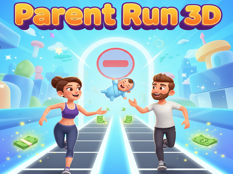 Parent Run 3D 🕹️ Play online on SGameS