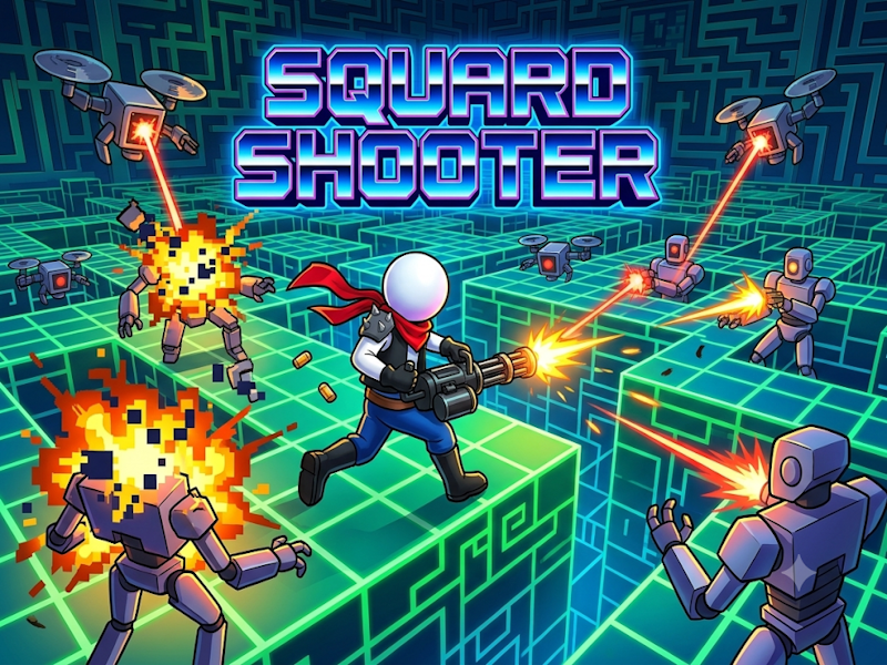 Squard Shooter 🕹️ Mängi tasuta veebis – SGameS